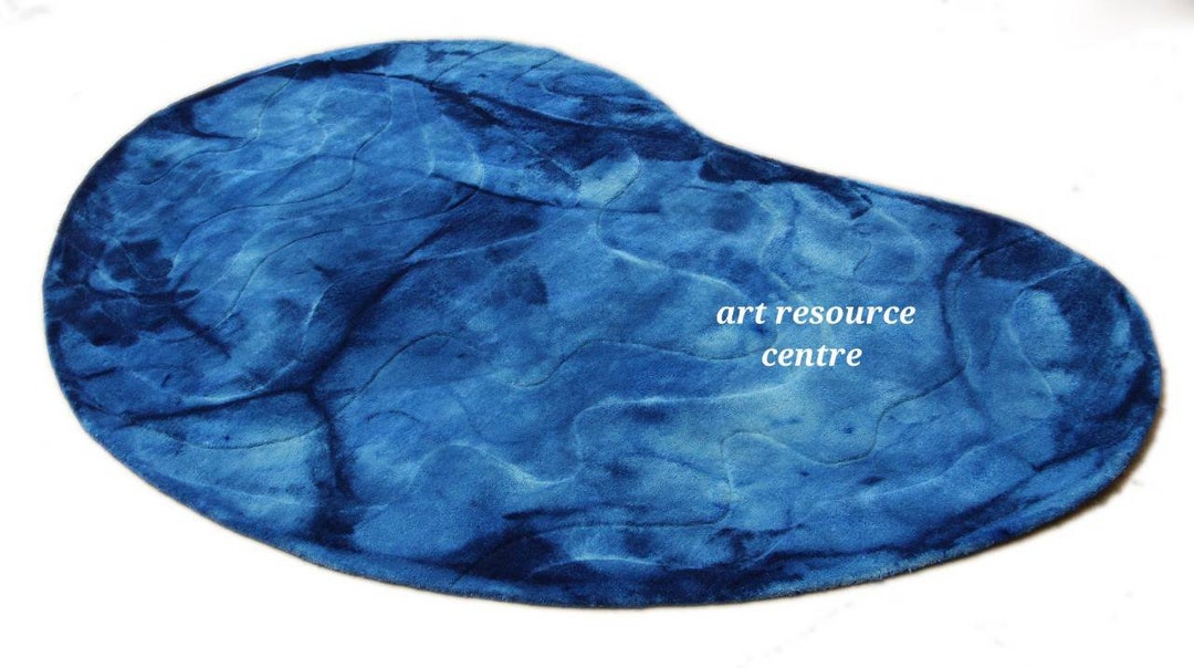 Modern Abstract Handmade Kidney Beans Area Rug for Living Room, Gift ...