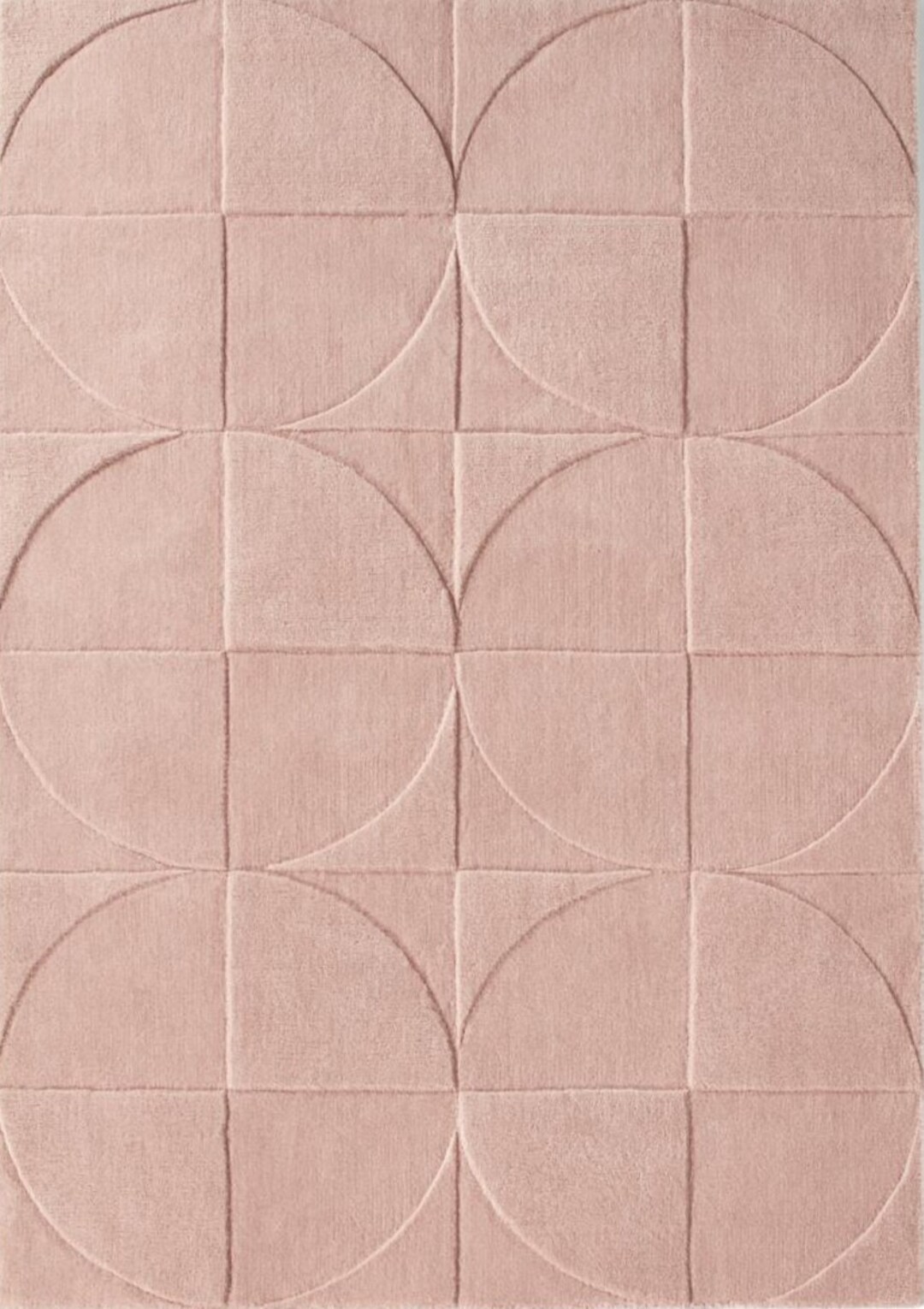 Modern Geometric 9x14 8x10 9x12 Pink/blue Color Area Rug for Living ...