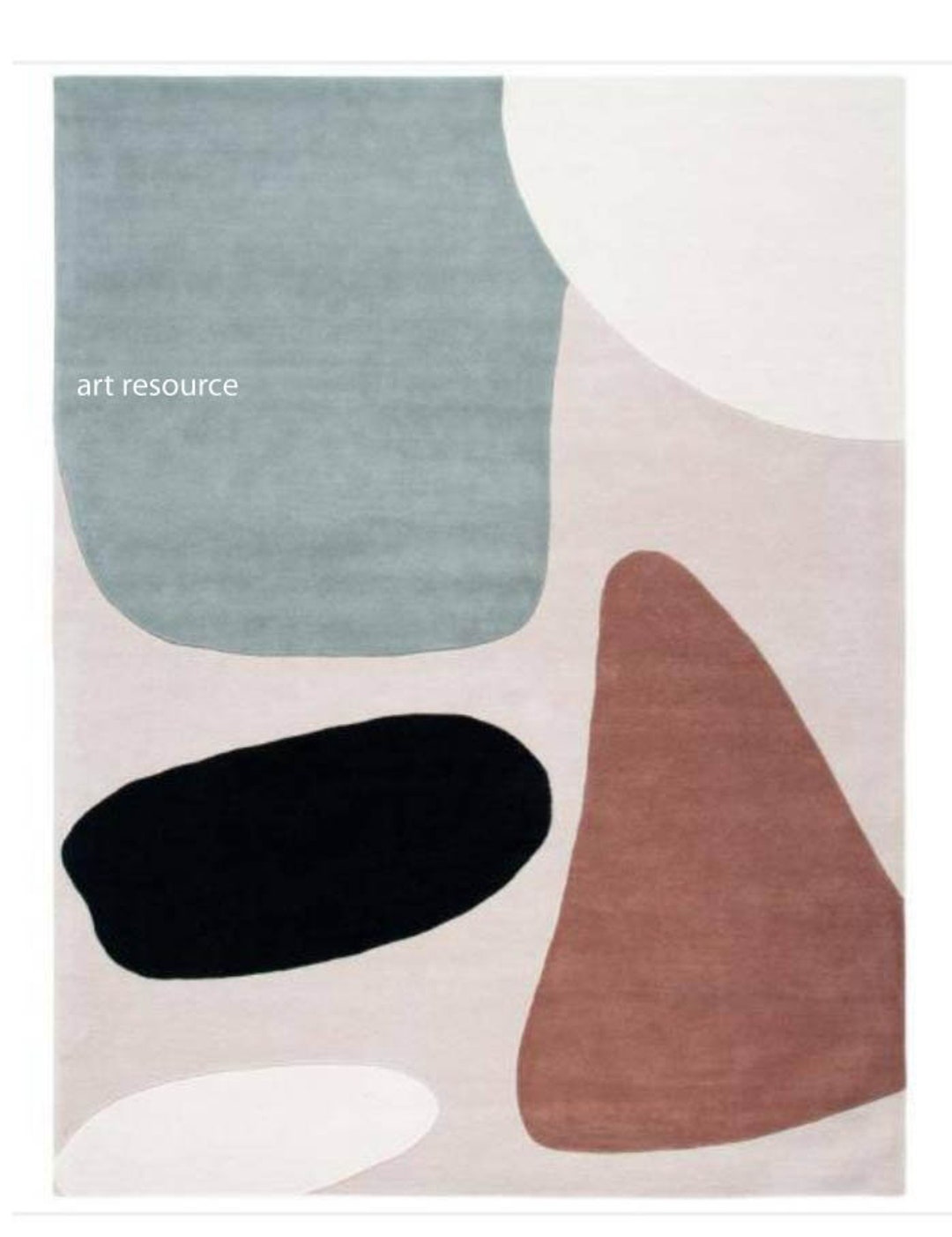 Handmade Modern Abstract Nuetral Color Woolen Hand Tufted Designer Area ...