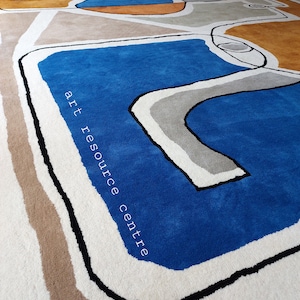 Modern Abstract Handmade Tufted Area Rug for Living Room, Contemporary ...