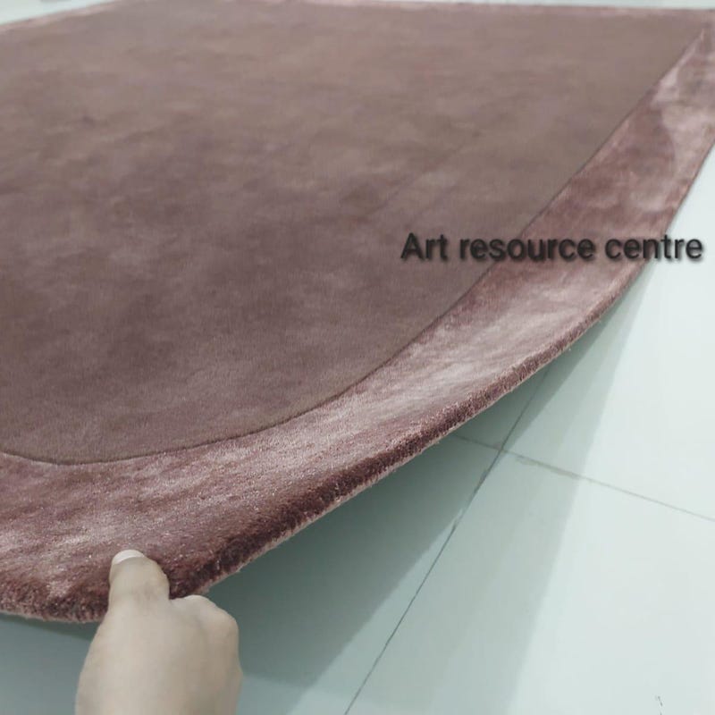 Viscose Rust Rug - Etsy