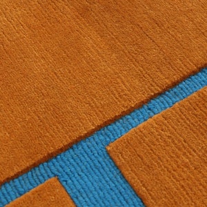 Handmade Area Rug for Living Room ,bedroom, Contemporary Hand Tufted ...