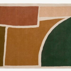 Modern Abstract Area Rug for Living Room . Bedroom - Etsy