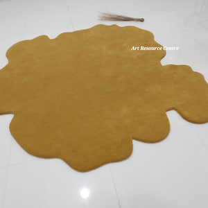 Modern Abstract Irregular Odd Shape Unique Handmade Woolen Designer ...