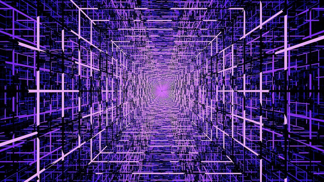 Geometry, Fourth Dimension, Time, Space, Abstract, Travel, Sky, Blue ...