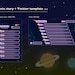 ENG Ver. Stream Schedule Template Pixel Galaxy Theme Twitch Social ...