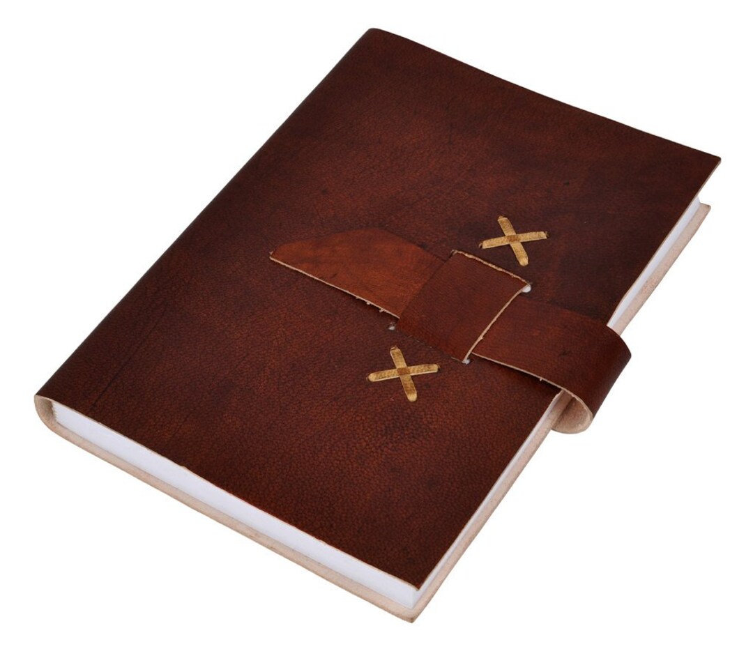 Vintage Leather Journal Recycled Paper Journal, for Notes, Notebook ...