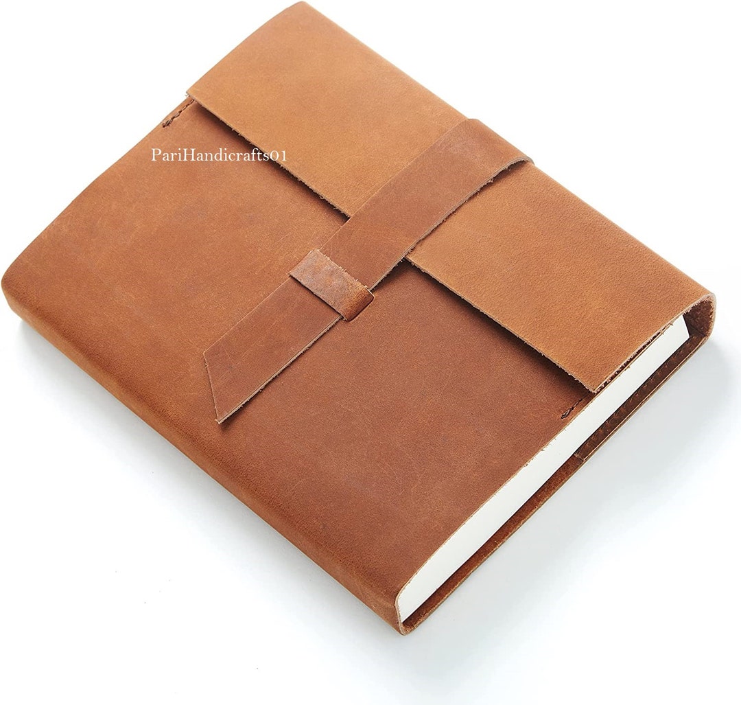 Parihandicrafts01genuine Full Grain Hand Made Leather Journal ...