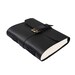 Professional Black Handmade Leather Journal Unruled A5 Strap With Lock ...