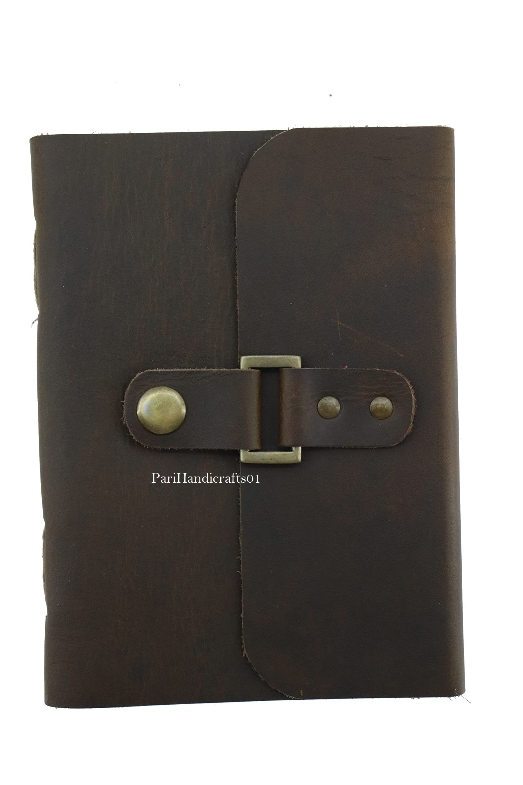 Vintage Leather Journal Recycled Paper Journal, for Notes, Notebook ...