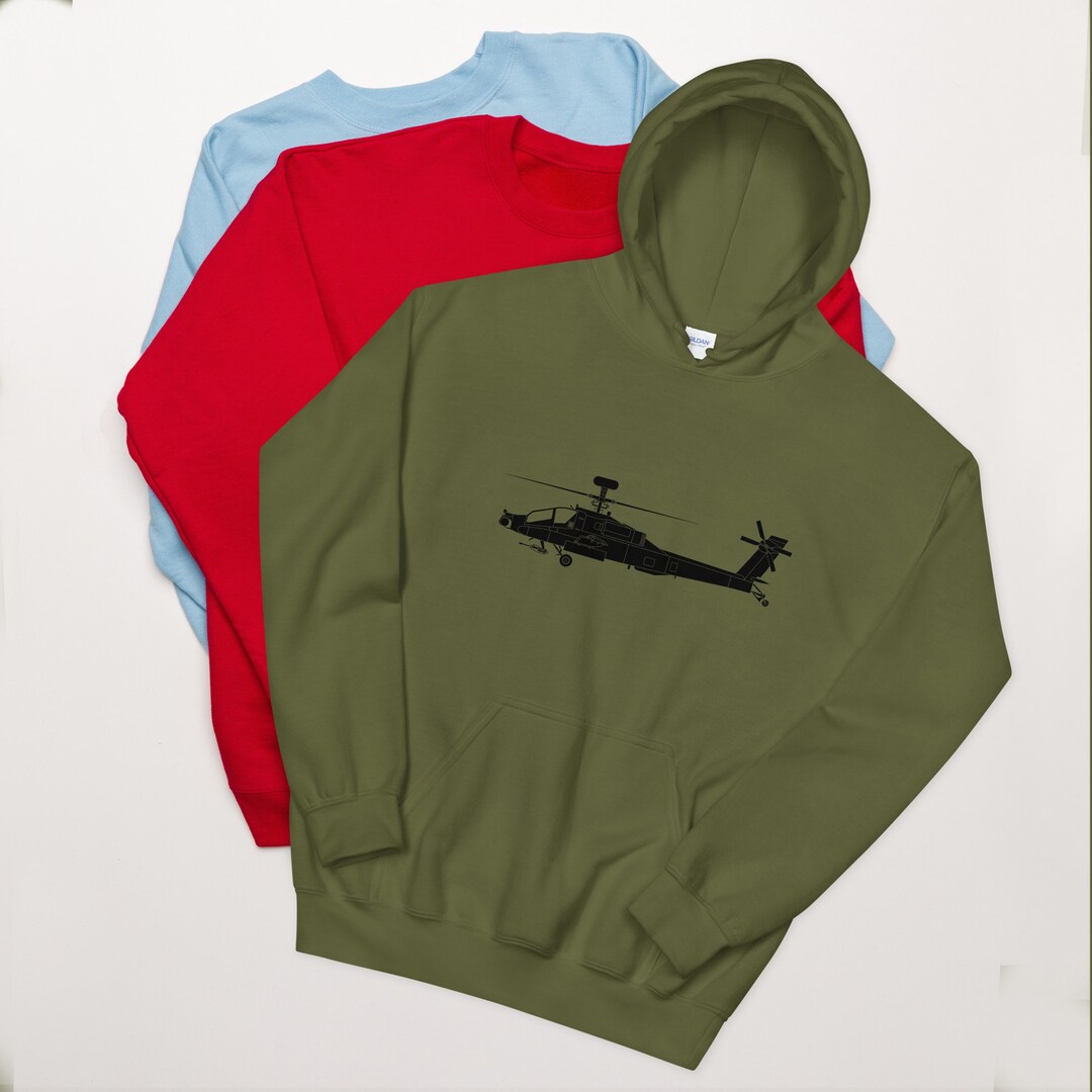 Apache Attack Helicopter Hoodie - Etsy