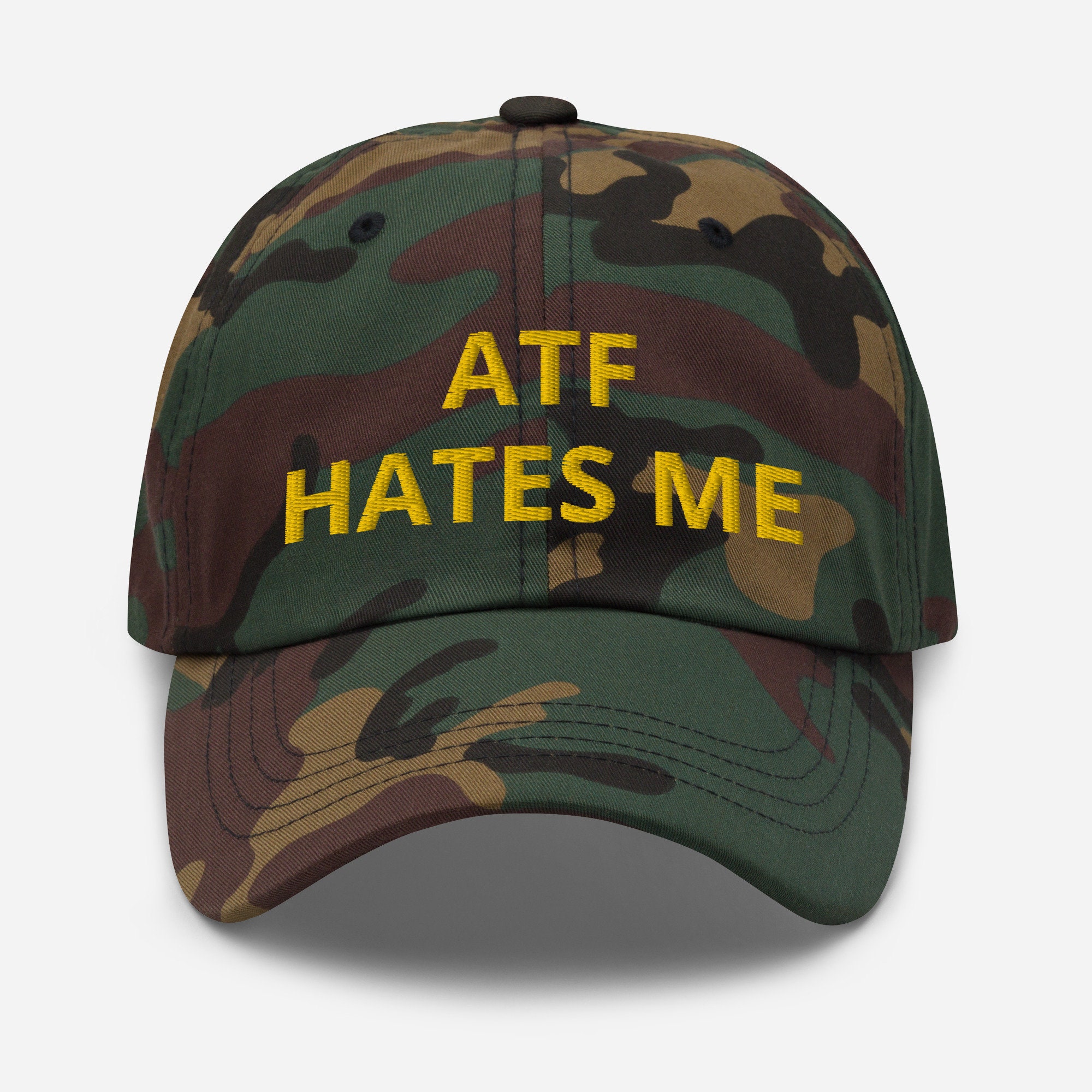 ATF Hates Me Embroidered Hat - Etsy