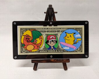 Pikachu Dollar Bill - Etsy