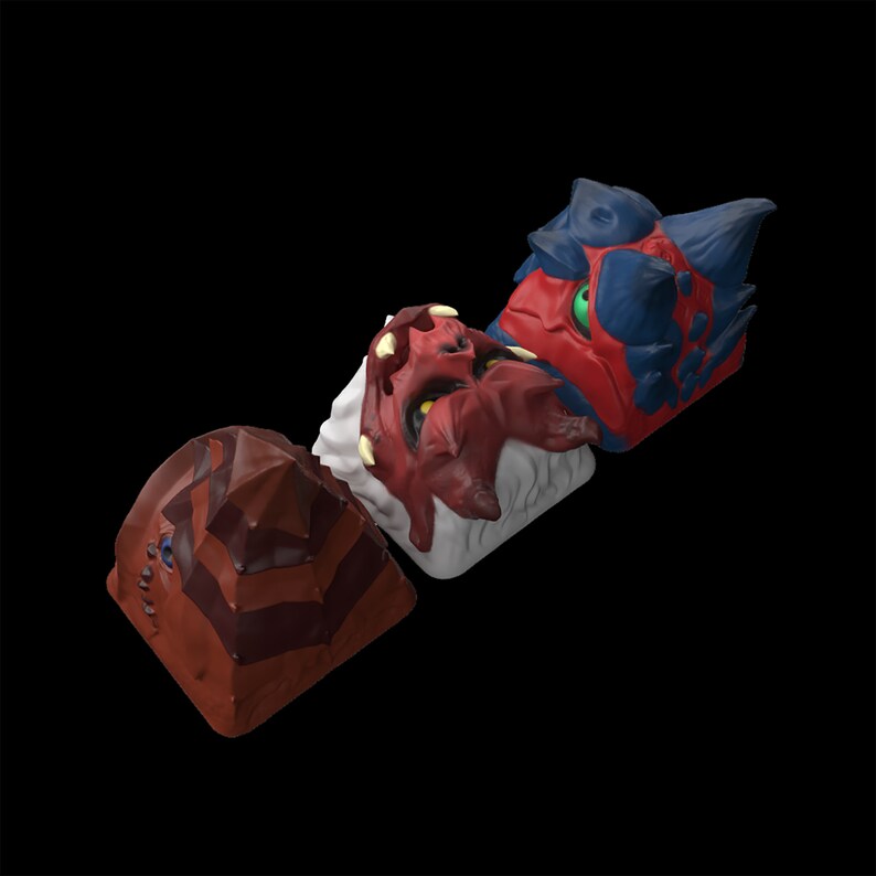 Artisan Keycap Monster Hunter Vol. 3 Mechanical Keyboard Digital Stl - Etsy