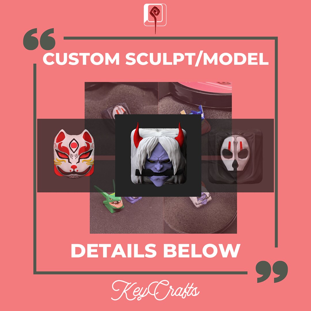 Artisan Keycap Custom Sculpt Custom Model Mechanical Keyboard - Etsy ...