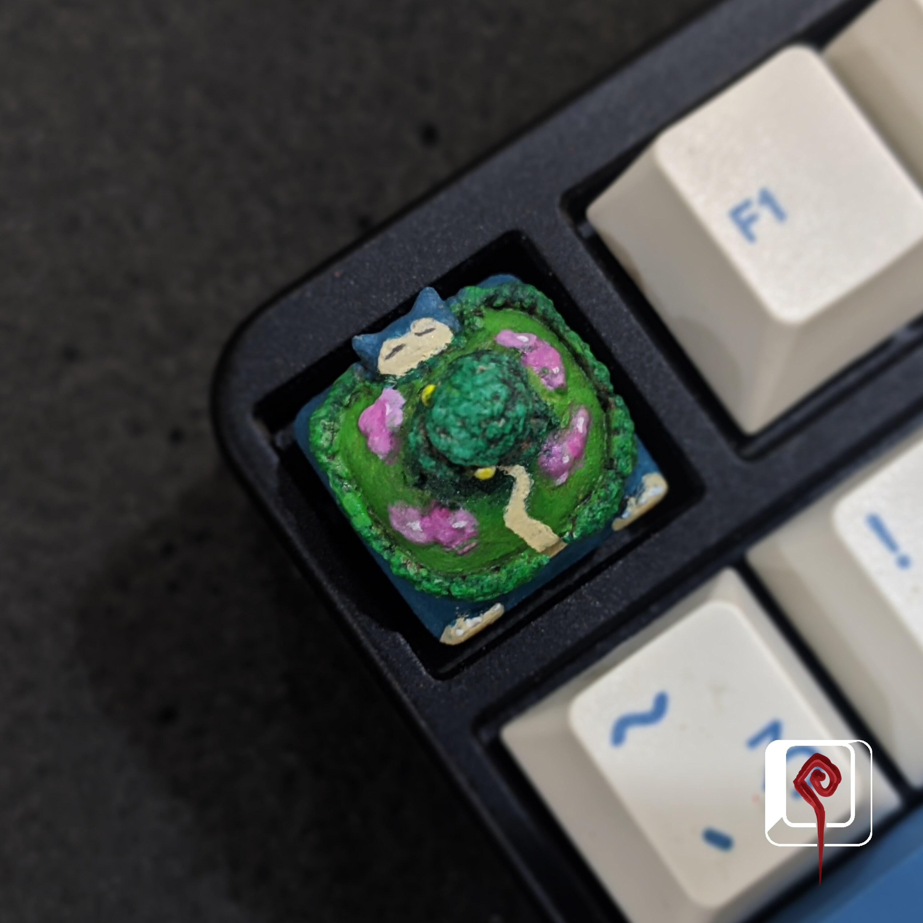 Artisan Keycap for Mechanical Keyboard Gmax Snorlax - Etsy