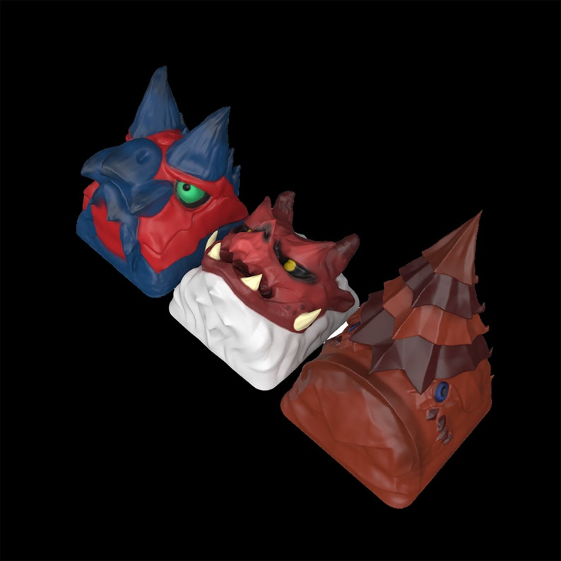 Artisan Keycap Monster Hunter Vol. 3 Mechanical Keyboard Digital Stl - Etsy