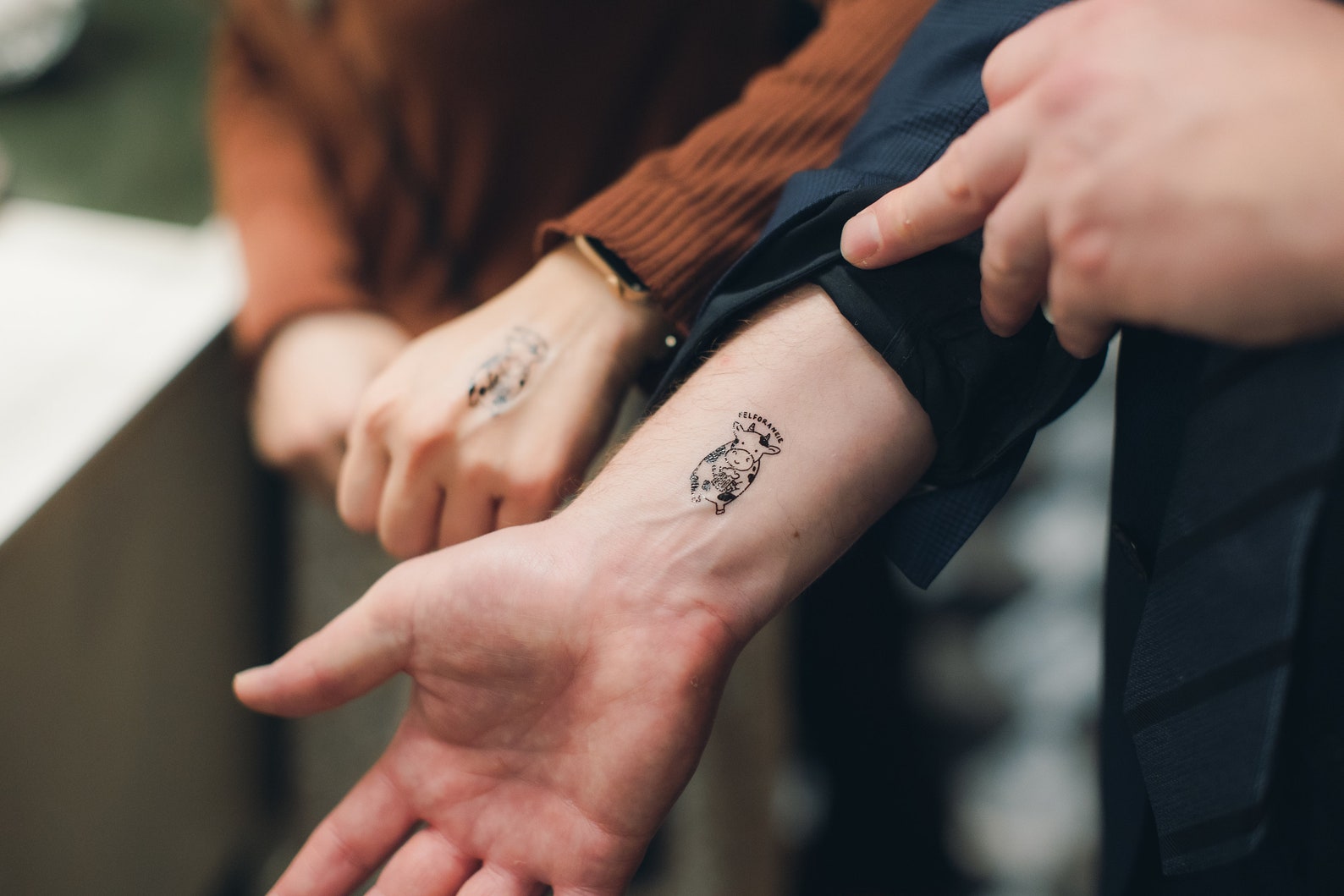 Customised Fine Line Temporary Tattoo, Premium Custom Temporary Tattoo ...