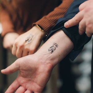 Customised Fine Line Temporary Tattoo, Premium Custom Temporary Tattoo ...