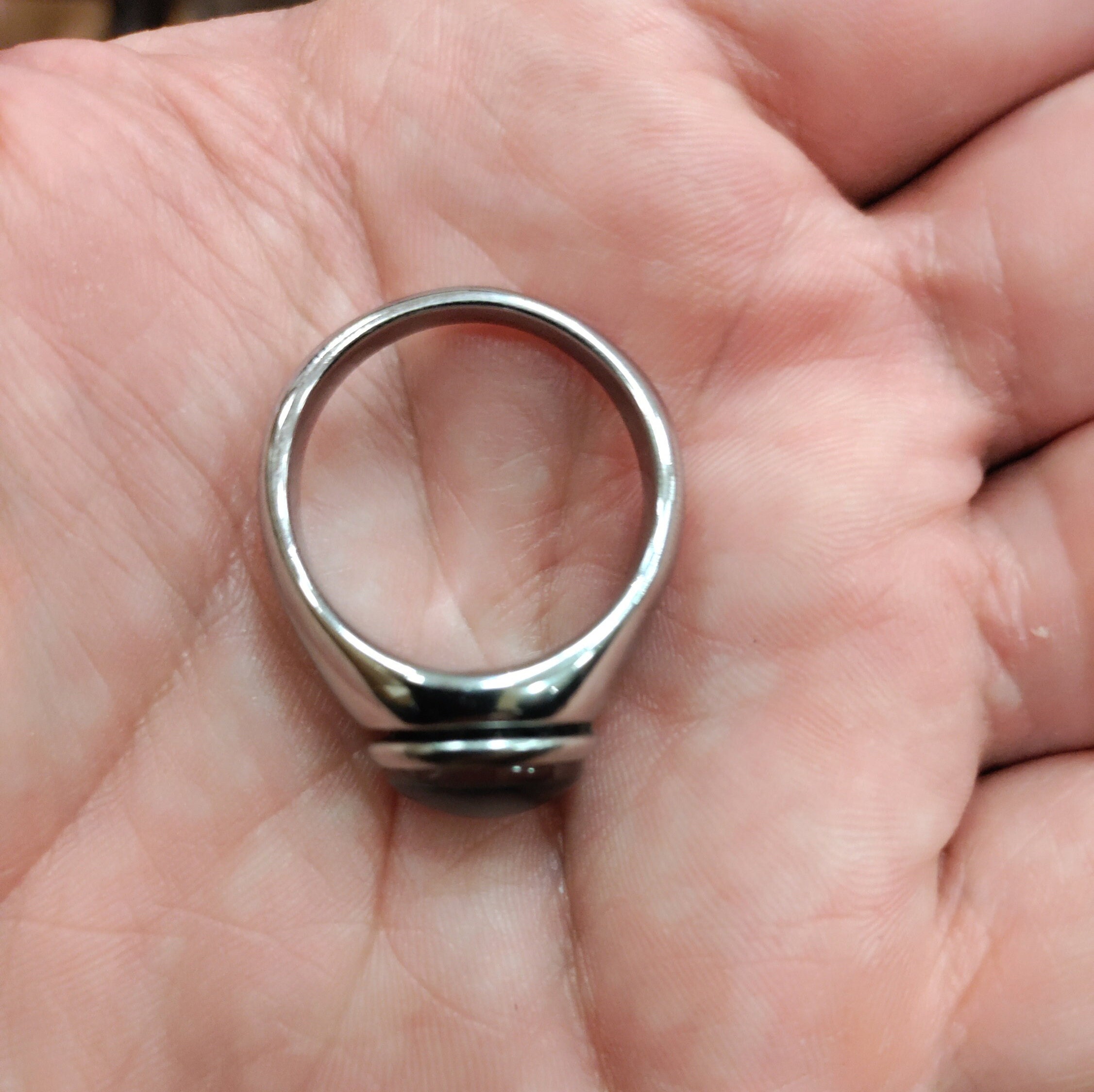 Stainless Steel Wizard Ring - Etsy