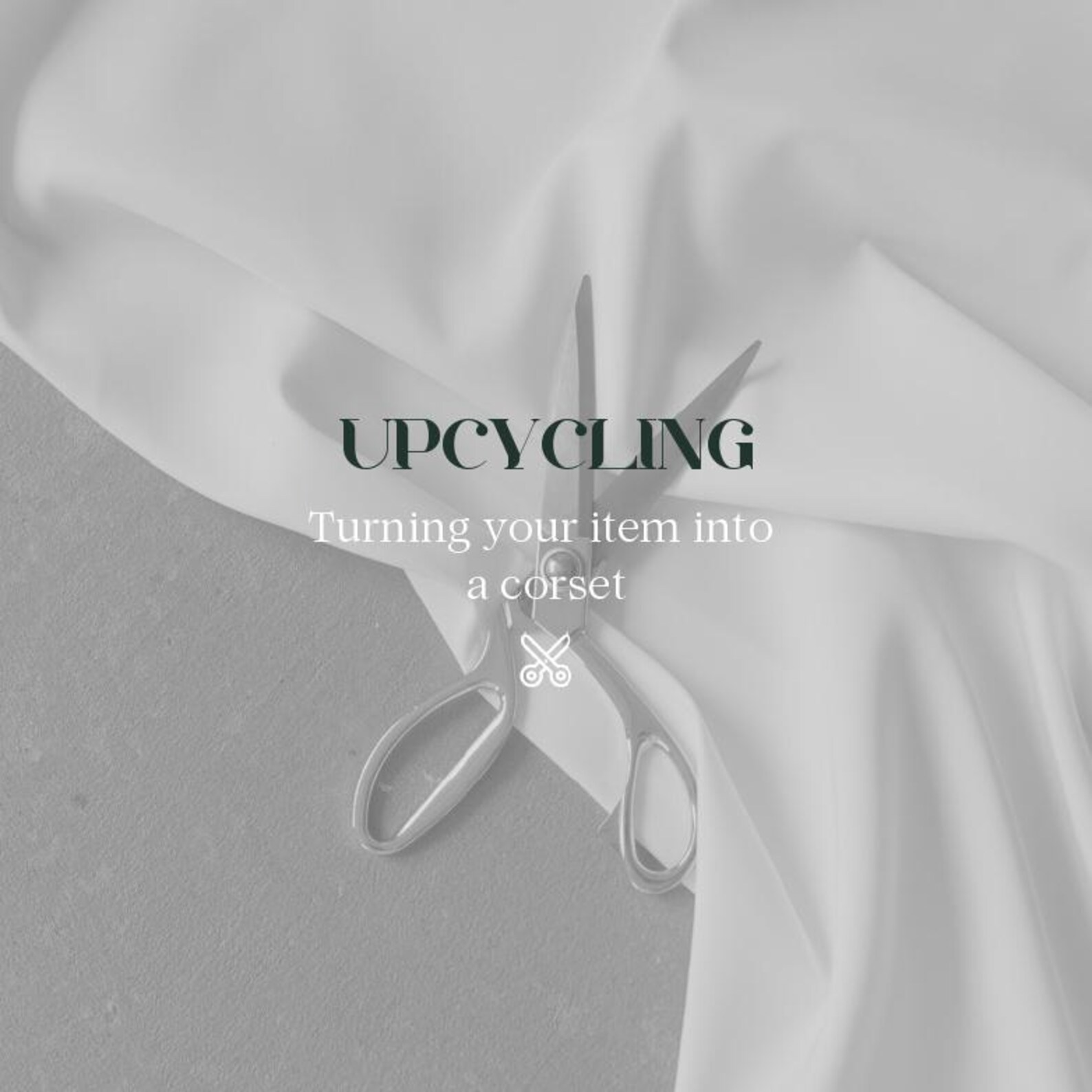 Upcycled Corset Made From Your Own Garment | Custom Design, Eco ...