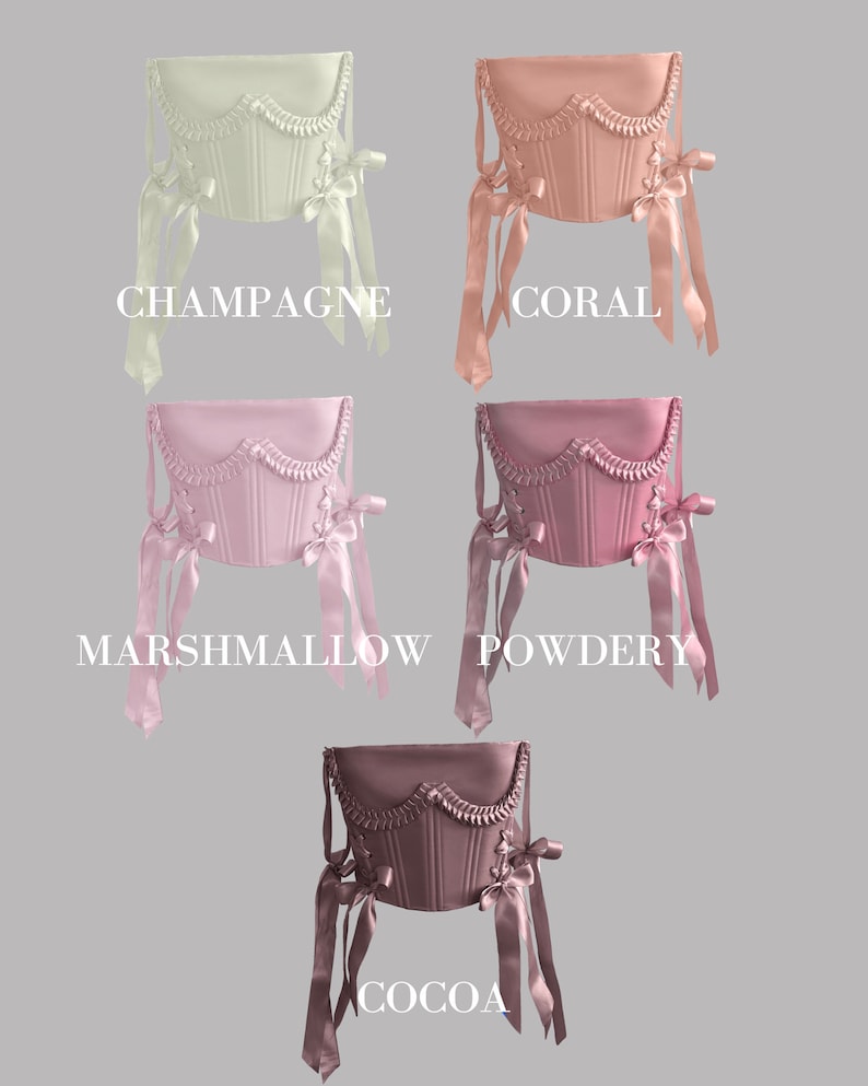 Handmade Satin Corset for Dress or Shirt, Custom Satin Corset Top With ...