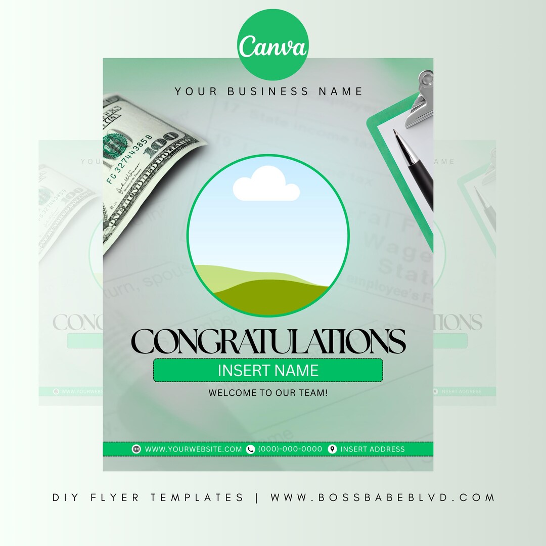 Welcome to My Team Flyer Template: DIY Canva Onboarding - Etsy
