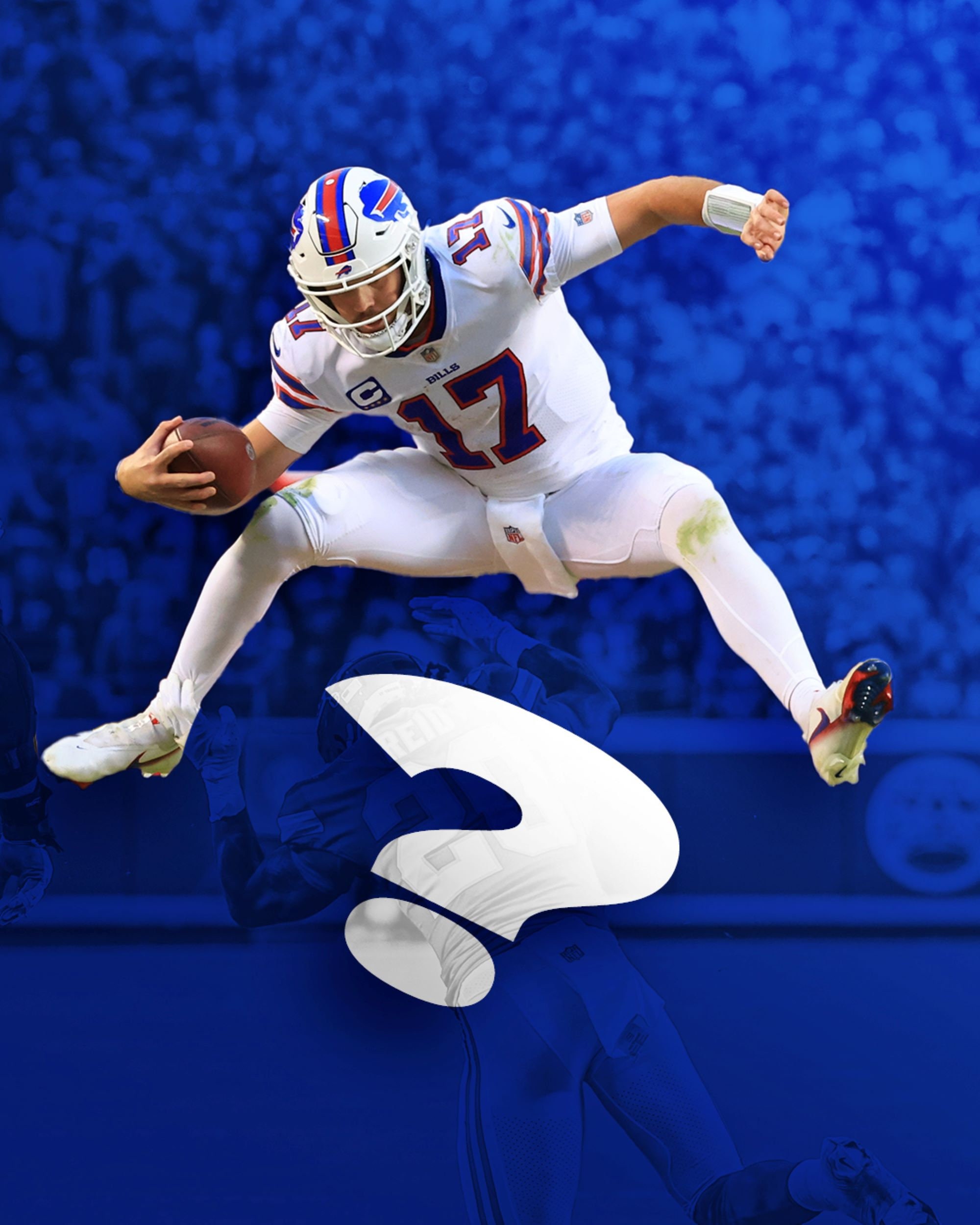 Josh Allen Jumping Stencil - Etsy