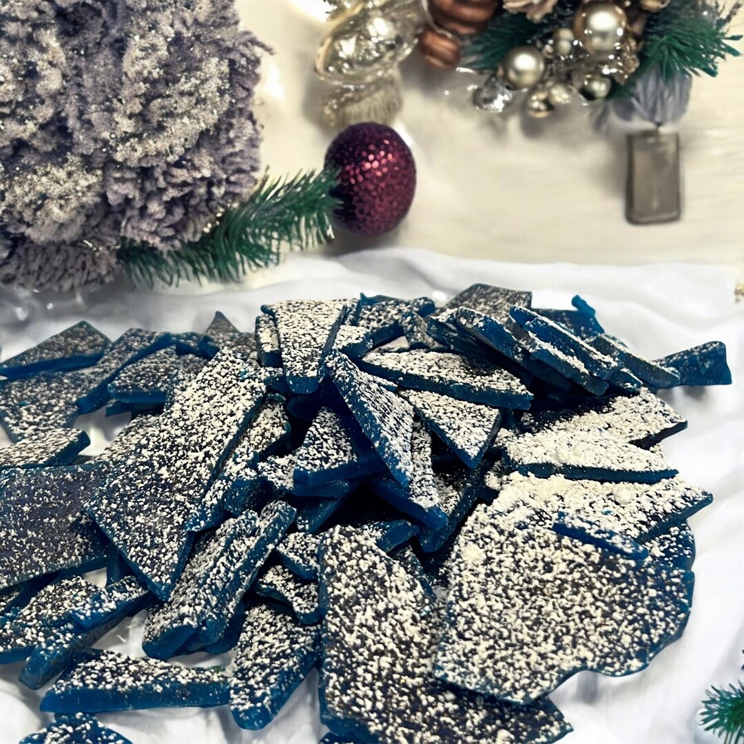 Blue Old Fashioned Tack Candy 1lb, Handmade Broken Glass Candy ...