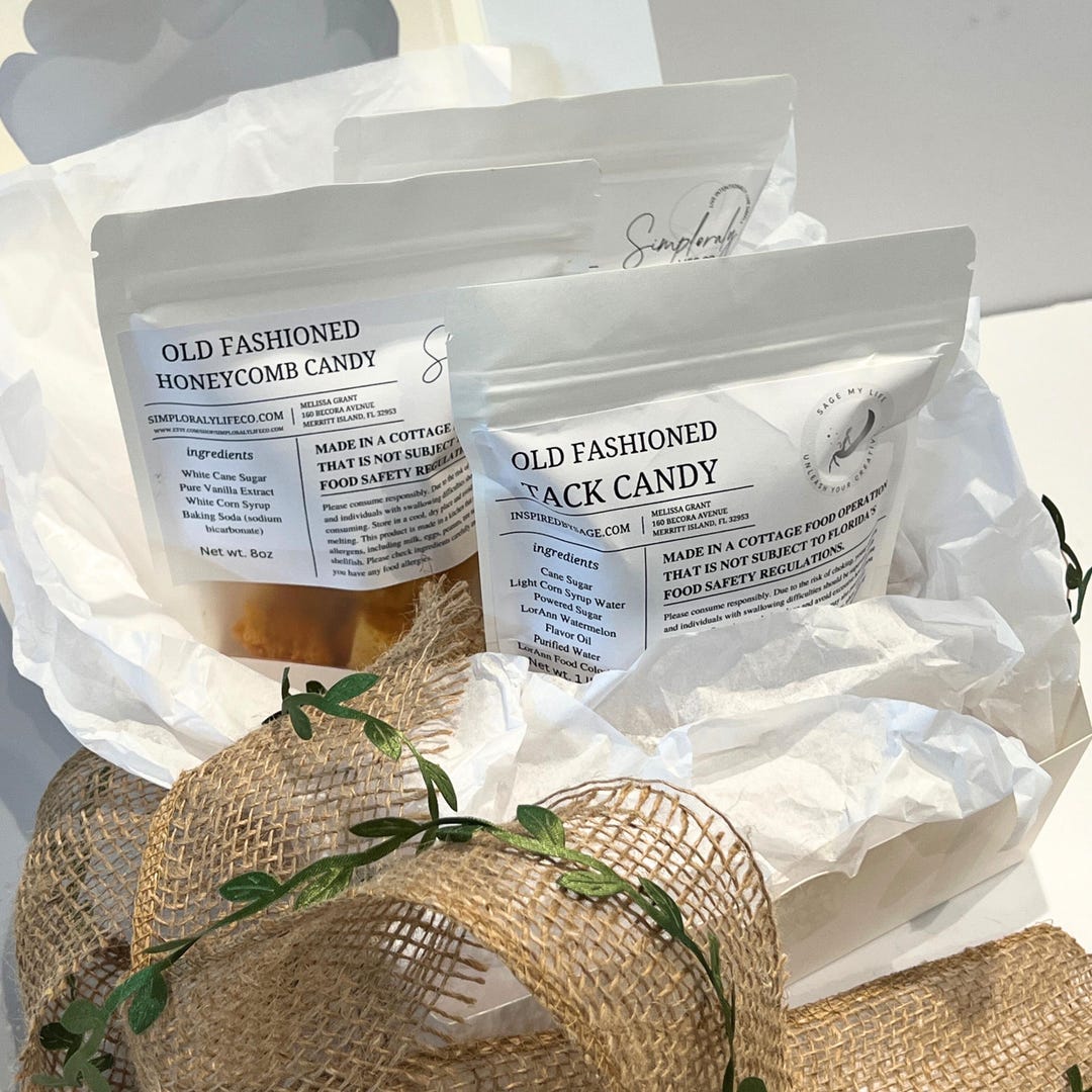 Christian Candy Treats Gift Box Scripture Gift Card, Honeycomb Butter ...