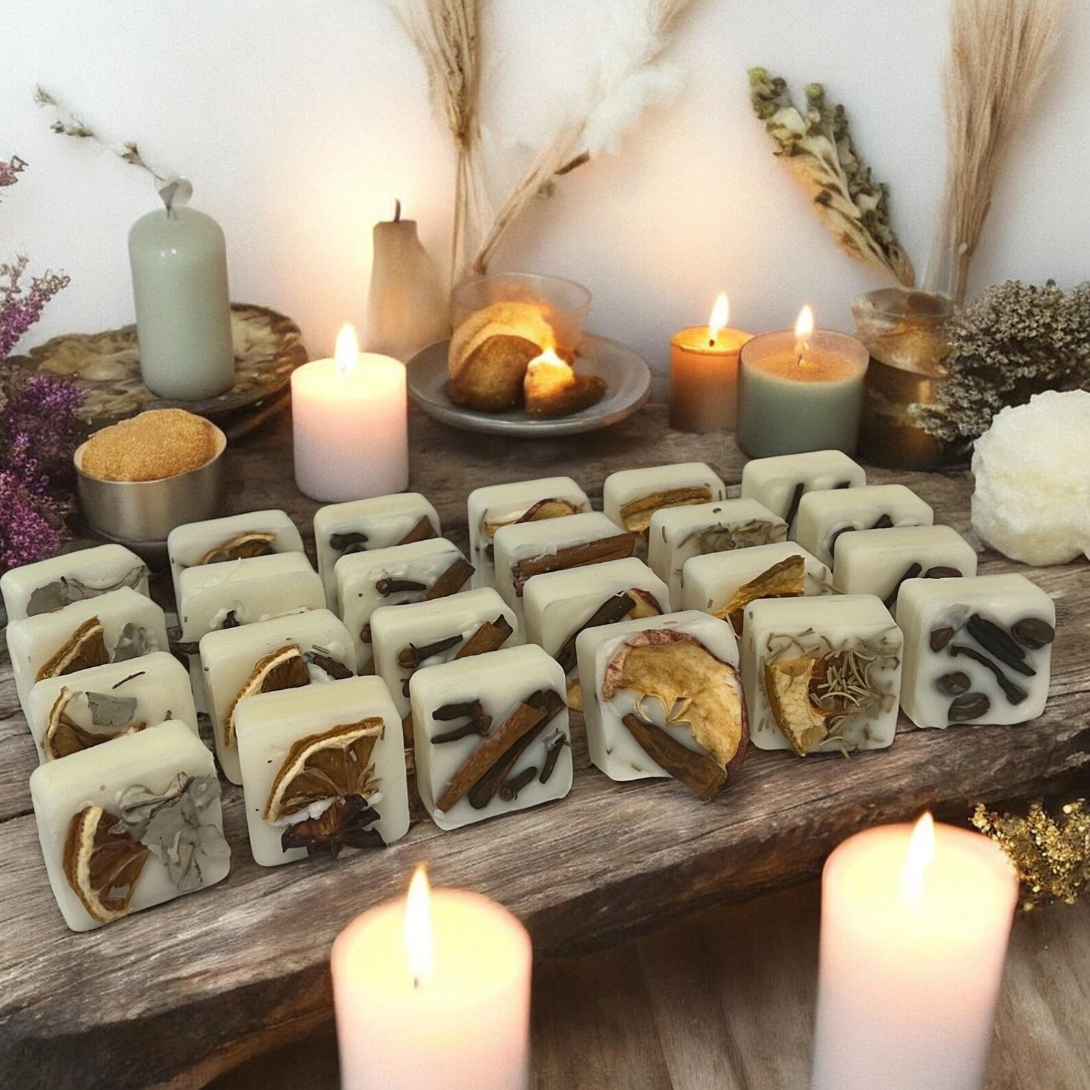 Herb Infused Soy Wax Melts: Botanical Spice Aroma, Set of 24 - Etsy