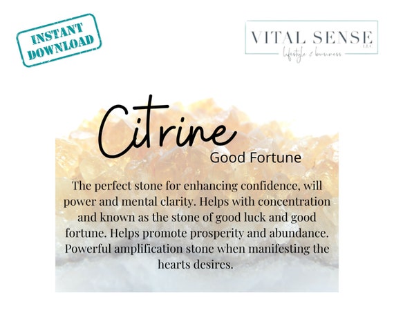 Citrine Gemstone Meaning