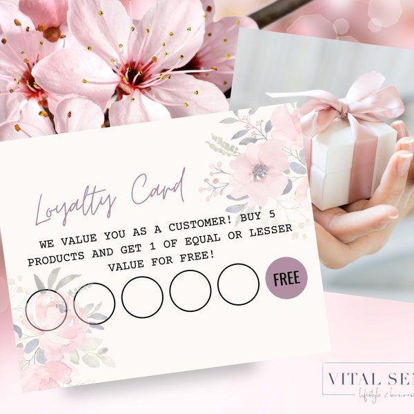 Customer Appreciation Punch Card - Etsy