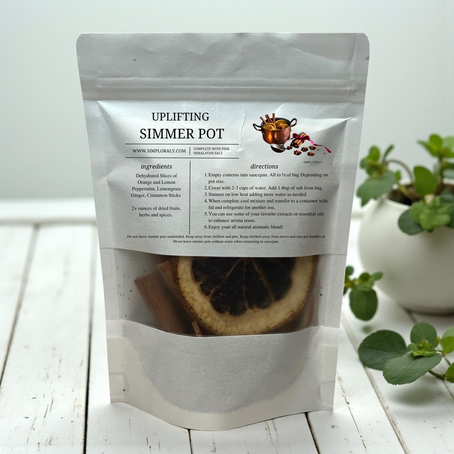 Grounding Simmer Pot Stovetop Potpourri: Natural Home Fragrance With ...