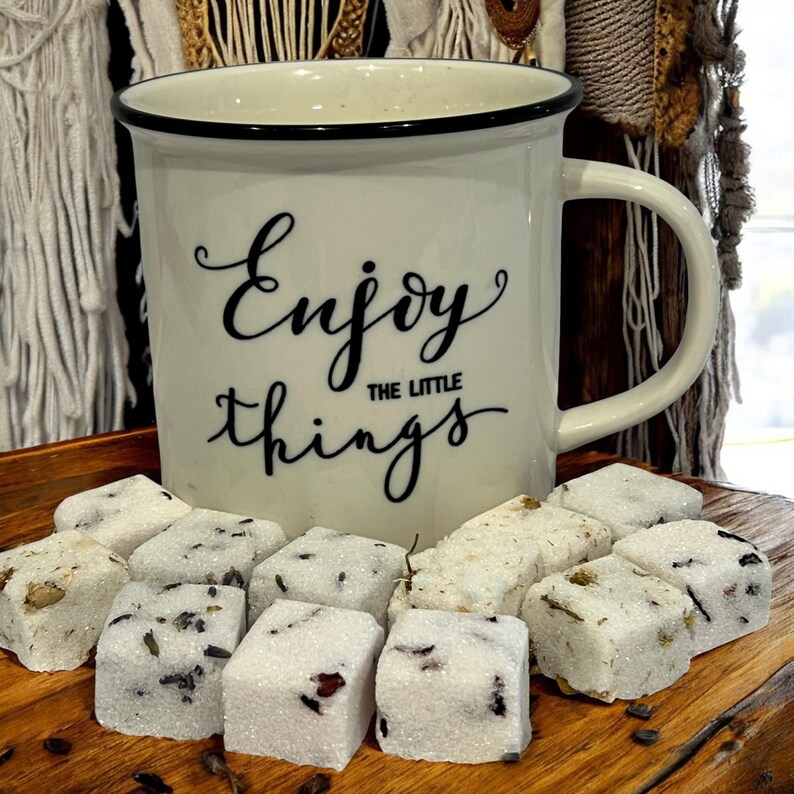 Herbal Infused Gourmet Sugar Cubes: Tea & Coffee Sweetener - Etsy