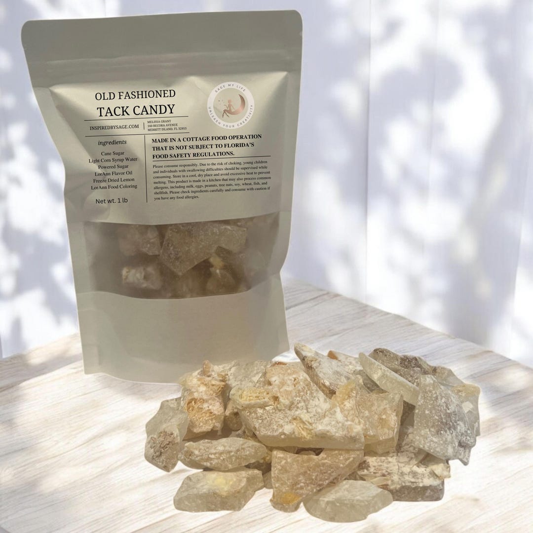 Freeze Dried Lemon Hard Candy Old Fashioned Hard Tack Candy Broken ...