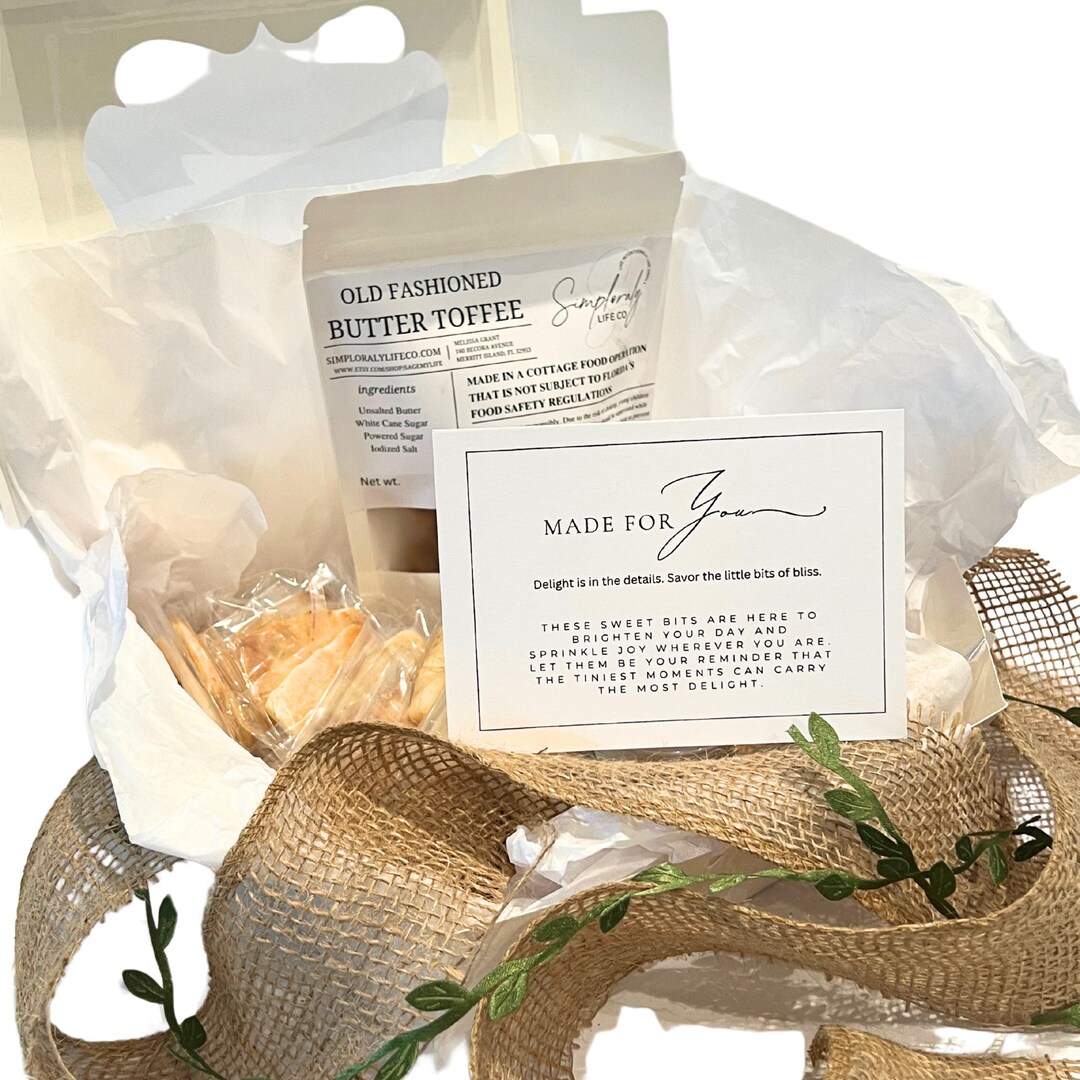 Old Fashioned Dessert Snack Box, Artisan Gift Basket Shortbread Cookies ...