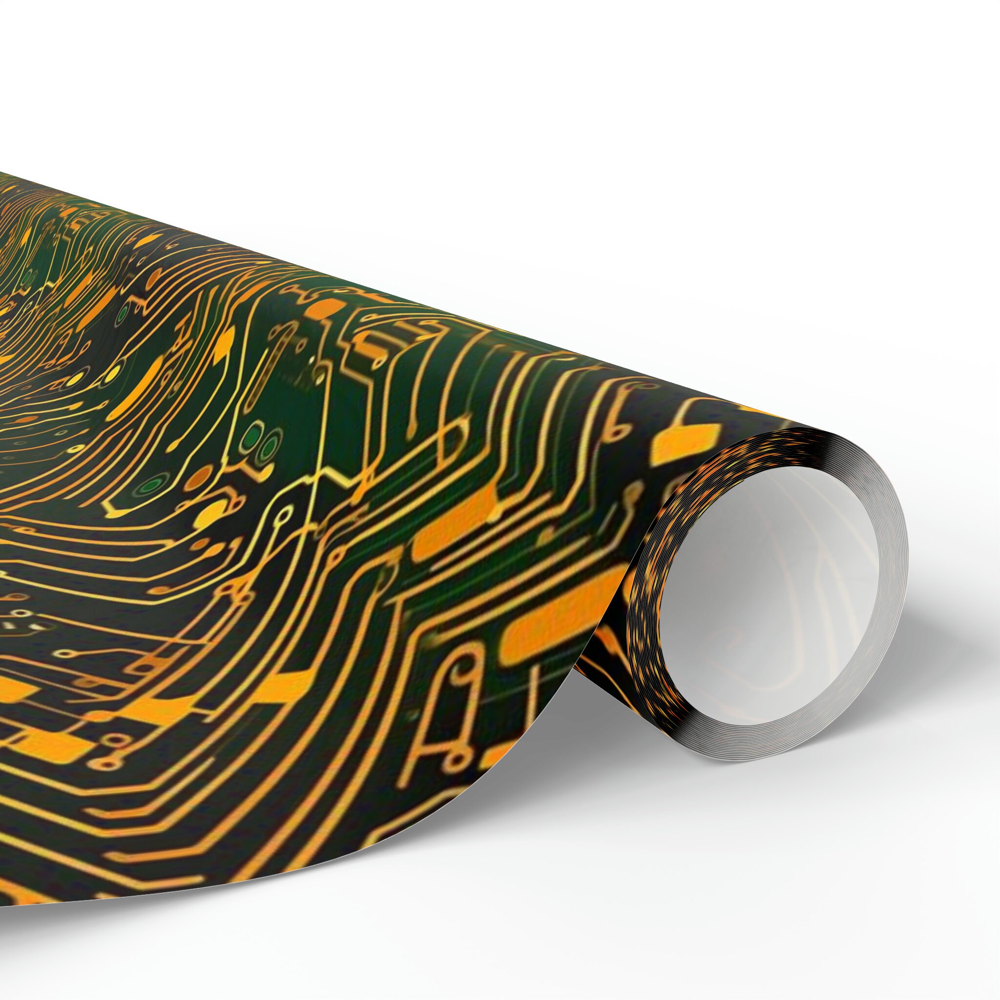 Circuit Board Pattern Wrapping Paper - Etsy