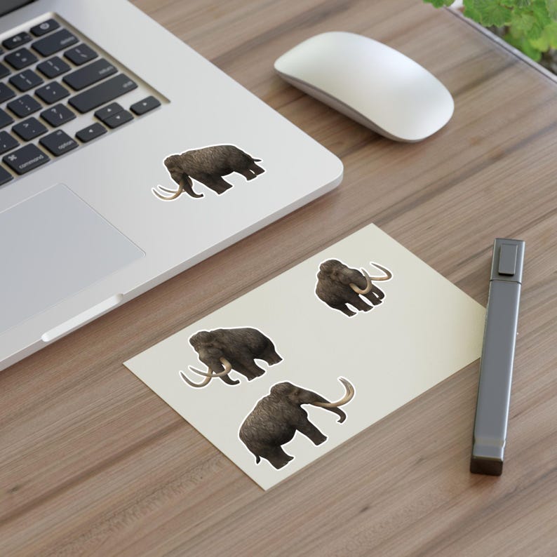 Wooly Mammoth Sticker Sheets - Etsy