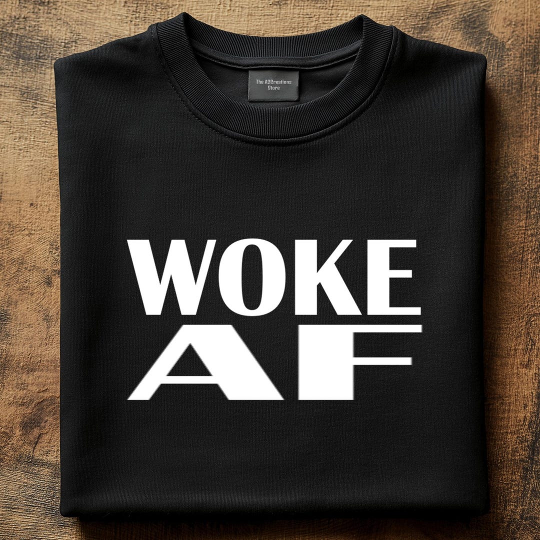 Woke AF Unisex Zone Performance T-shirt - Etsy