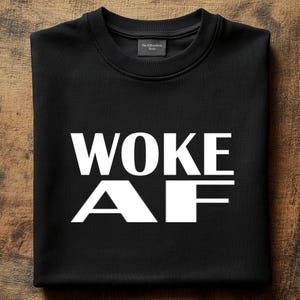 Woke AF Unisex Zone Performance T-shirt - Etsy