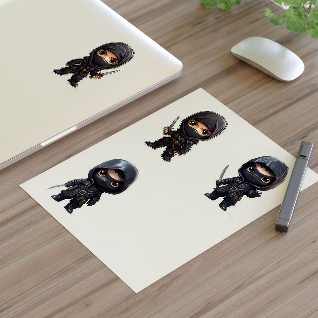 Tiny Ninja Assassins Sticker Sheets - Etsy