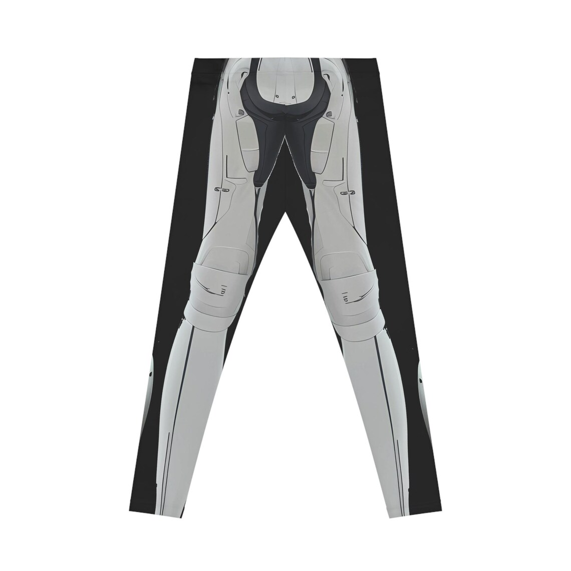 White Cyberpunk Robot Women's Spandex Leggings - Etsy