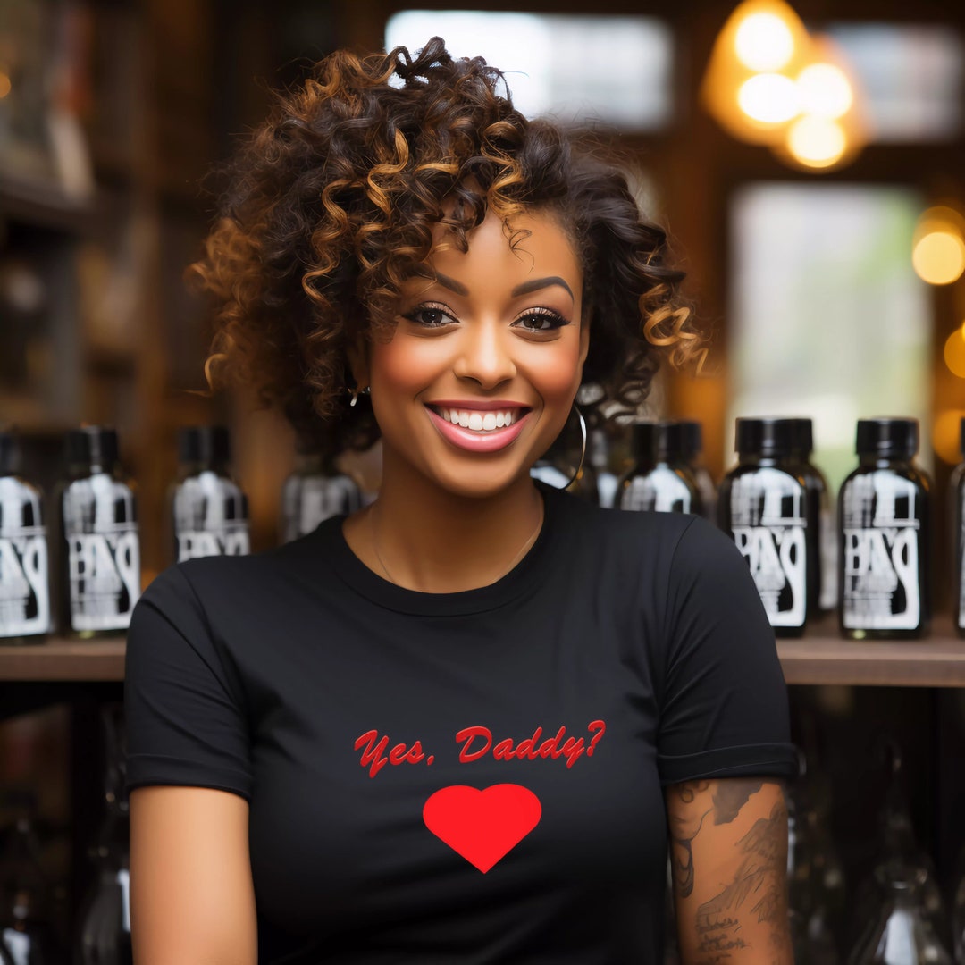 Yes, Daddy? Women's Crop Tee - Etsy