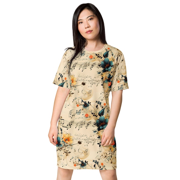 Music Note Dress - Etsy