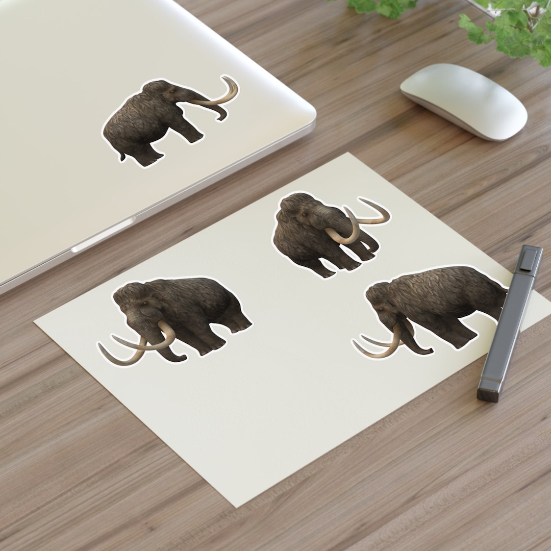 Wooly Mammoth Sticker Sheets - Etsy