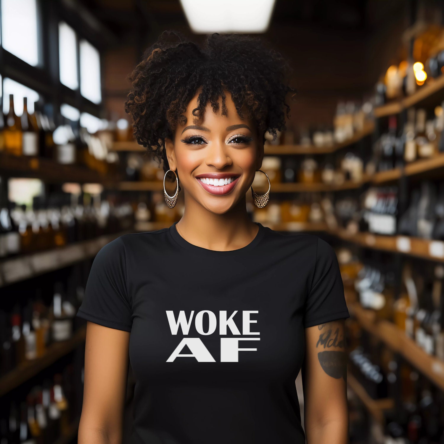Woke AF Unisex Zone Performance T-shirt - Etsy