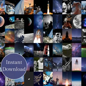 Outer Space Wall Collage Kit | Indie Room Decor, VSCO Wall Collage Kit ...