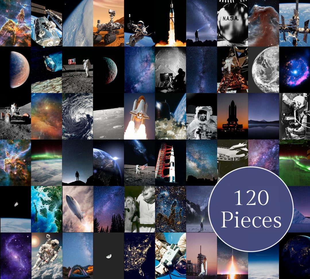 Outer Space Wall Collage Kit | Indie Room Decor, VSCO Wall Collage Kit ...