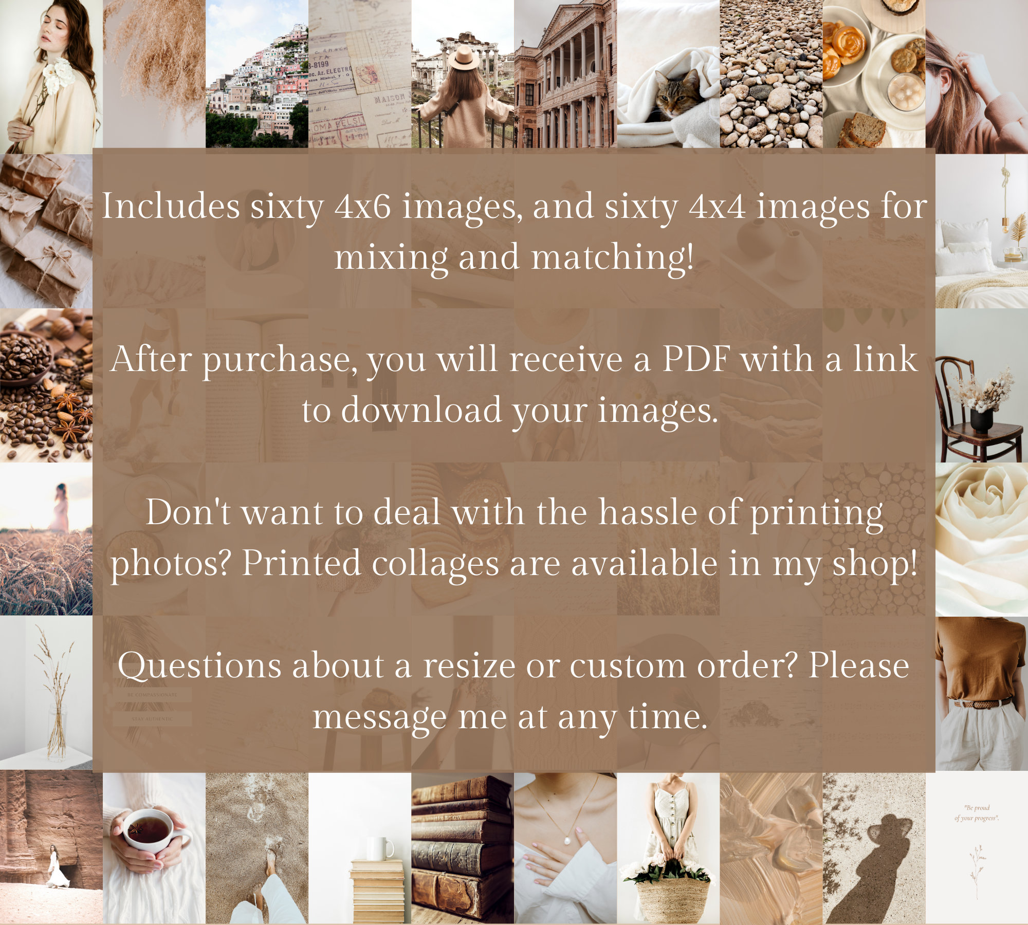 Neutral Aesthetic Wall Collage Kit | Indie Room Decor, VSCO Wall ...